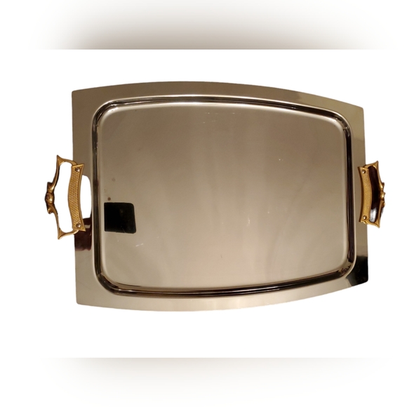 Kromex | Dining | Kromex Mid Century Vintage Serving Tray | Poshmark
